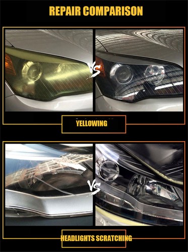 New 2020 Car Headlight Lens Scratches Aging Blurring Cracking ...