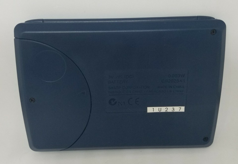 SHARP EL-6800 Memo Master Organizer 34kb Memory 3 Line Display NEW ...