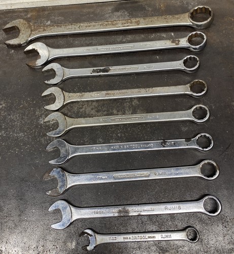 Joblot X9 Britool Rjm Metric Combination Spanner’s | eBay UK