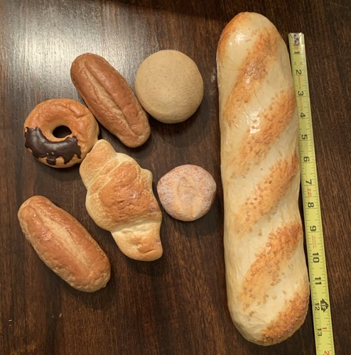 Fake Realistic Bread Loaf Muffin Pastry Bakery Food Donut Roll Turnover ...