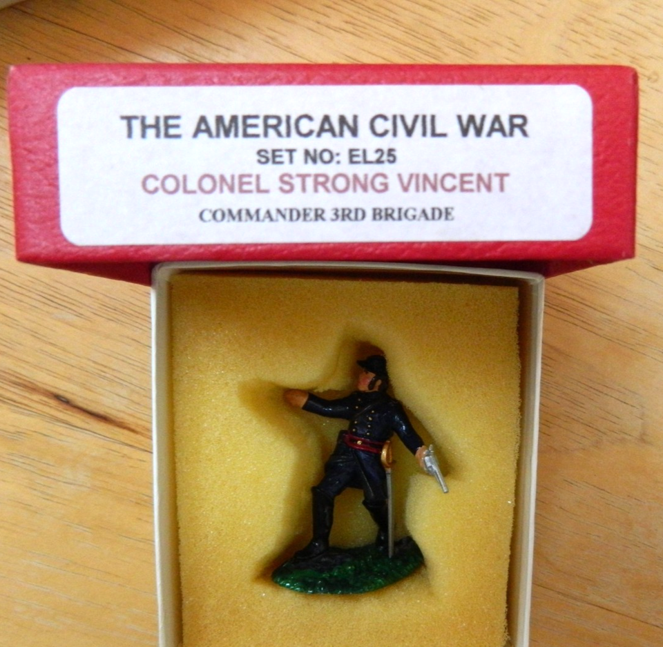 Trophy Miniatures ACW #EL 25 Single Figure Colonel Strong Vincent 3rd ...