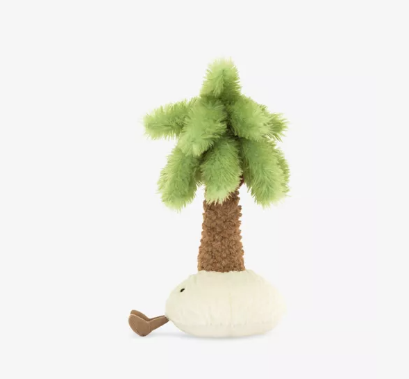 Jellycat Plush Palm Tree 34cm – Soft Toy, Embroidered Stuffed Animal ...