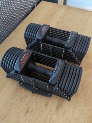 Powerblock Pro Adjustable Dumbbells Pair 4-32 LB | eBay UK