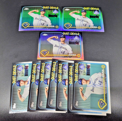 2024 Topps Pro Debut CADEN DANA Base + Chrome (x8) Angels PD-58 | eBay