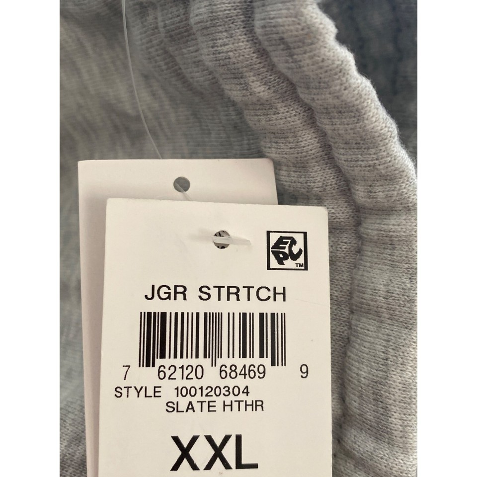 Sun + Stone Men's Garment Washed Fleece Joggers Slate Heather Size XXL ...