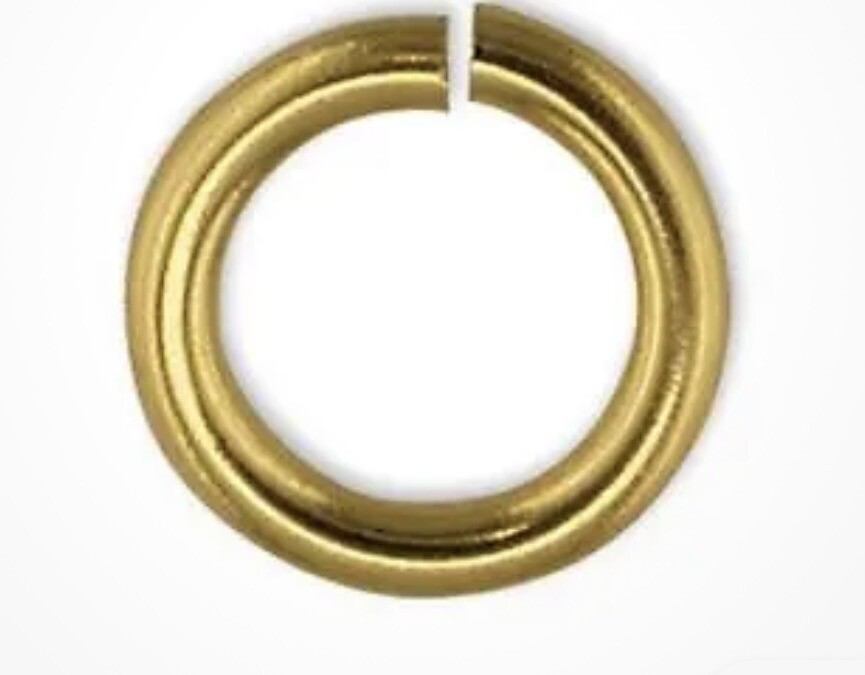 1pc Solid 9ct Heavy Gold Jump Ring 10mm Yellow Jewellery Findings | eBay