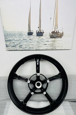 HARLEY CVO LIMITED TOURING OEM BLACK WHEEL 2020-25 FRONT TRI TOMAHAWK ...