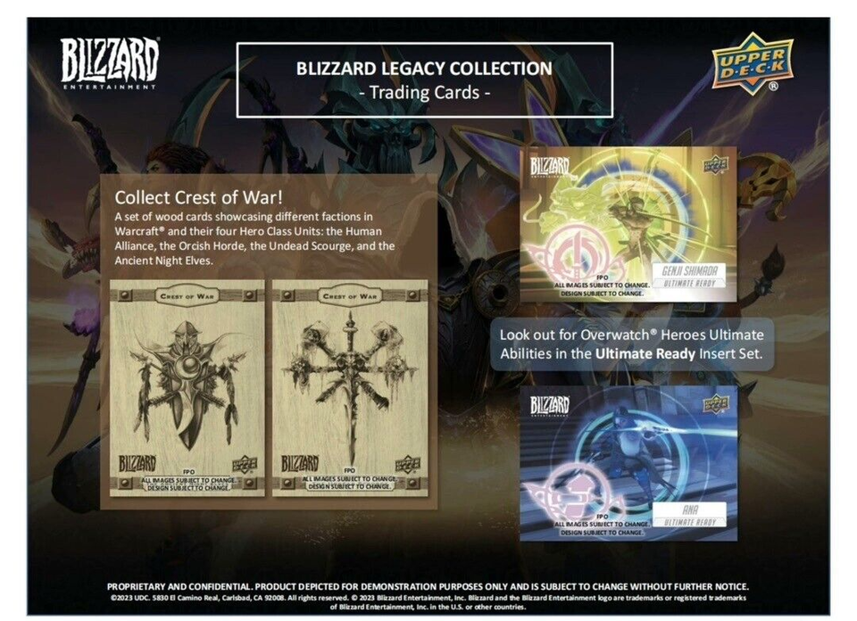 2023 Upper Deck Blizzard Legacy Collection Trading card Sealed Hobby ...