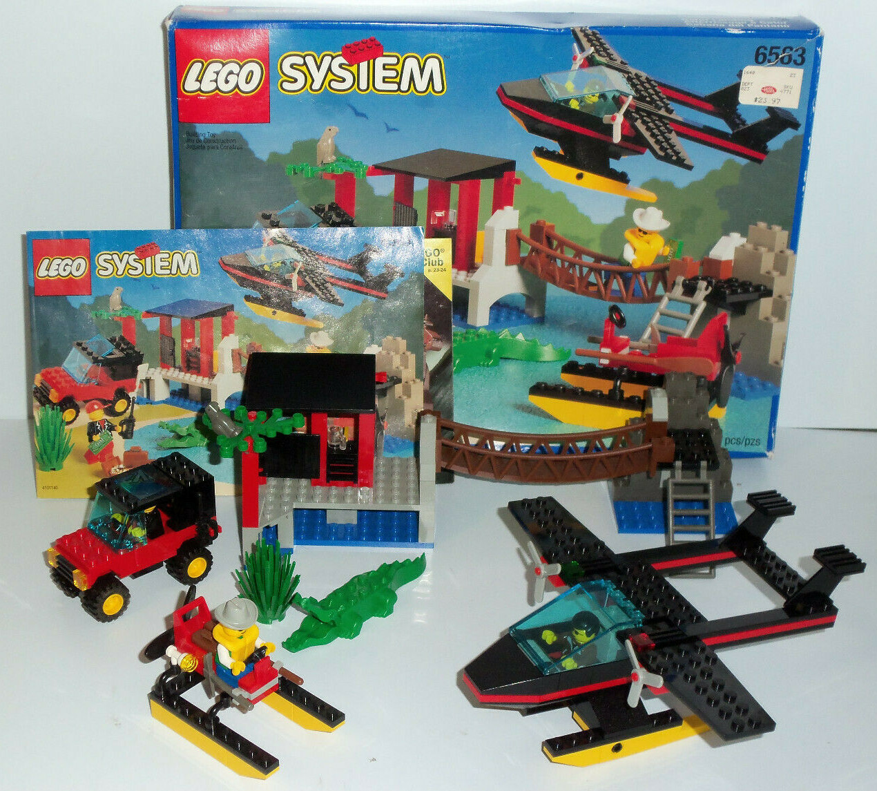 Lego 6563 Gator Landing COMPLETE box manual minifigures 232 pcs ...