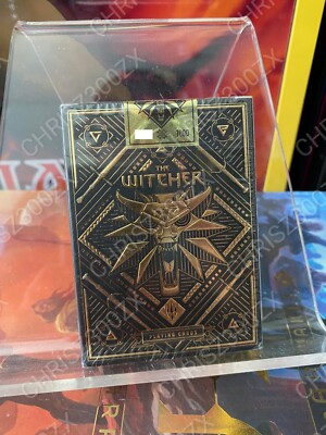 The Witcher Playing Cards Deck LIMITED EDITION GOLD Foil Box #222 Triss ...