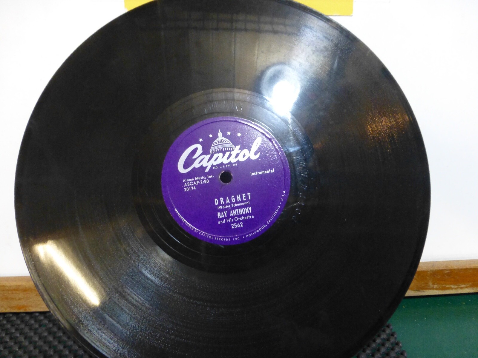 RAY ANTHONY DRAGNET (THEME SONG) / DANCING IN THE DARK VG++ 78 10" | eBay