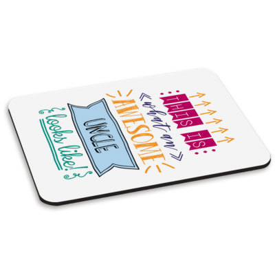 This Is What An Awesome Uncle Looks Like PC Computer Mouse Mat Pad ...