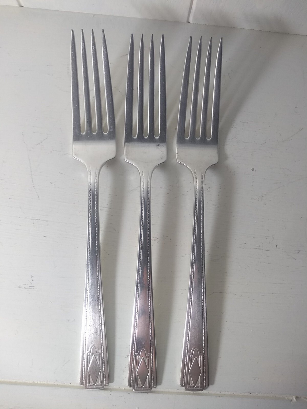 NASCO Perma-Brite U.S.A. Dinner Forks Set Of 3 | eBay
