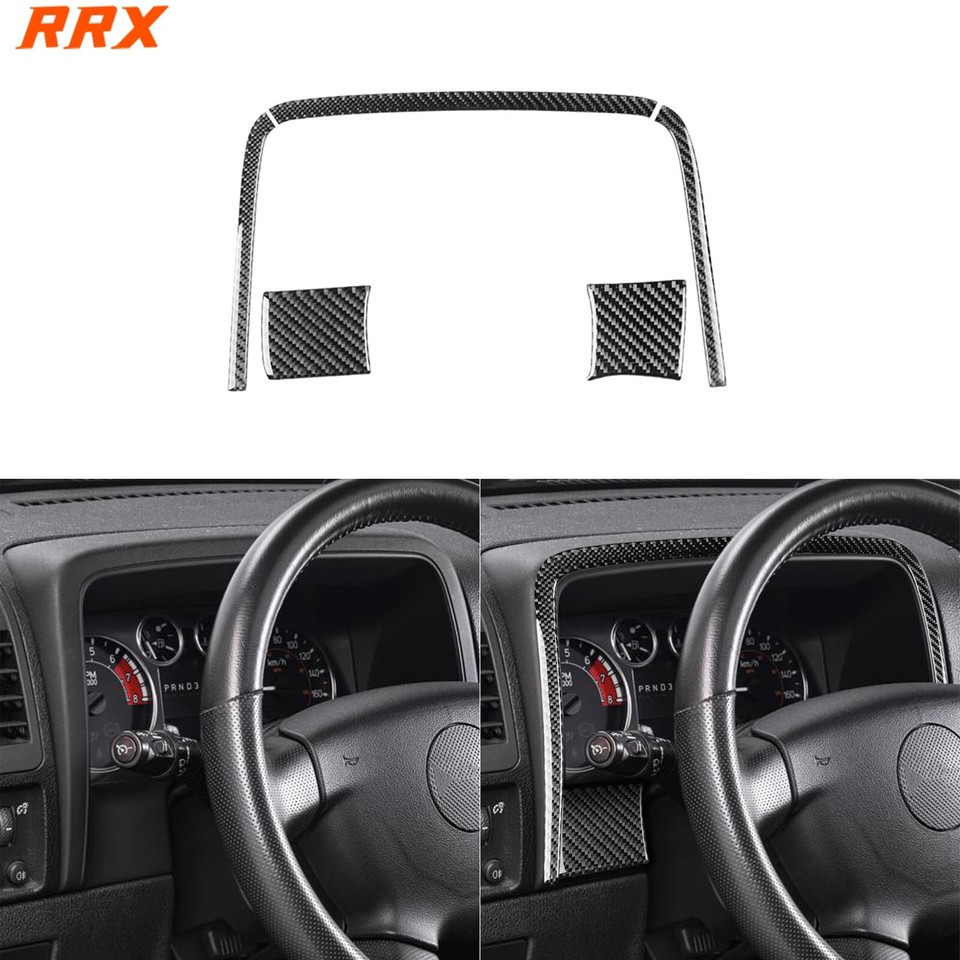 42Pcs Real Carbon Fiber Kits Full Interior Dash Trim Sticker For Hummer ...