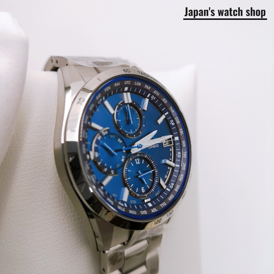 CASIO OCEANUS Classic Line OCW-T2600-2A3JF Blue Men's Watch New in Box ...