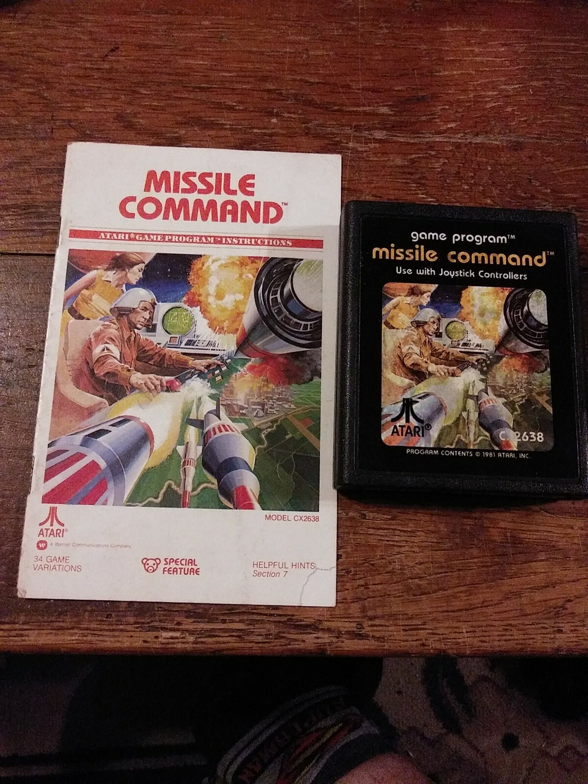 Missile Command (Atari 2600) 1981 Atari Inc. CX2638 with Manual | eBay