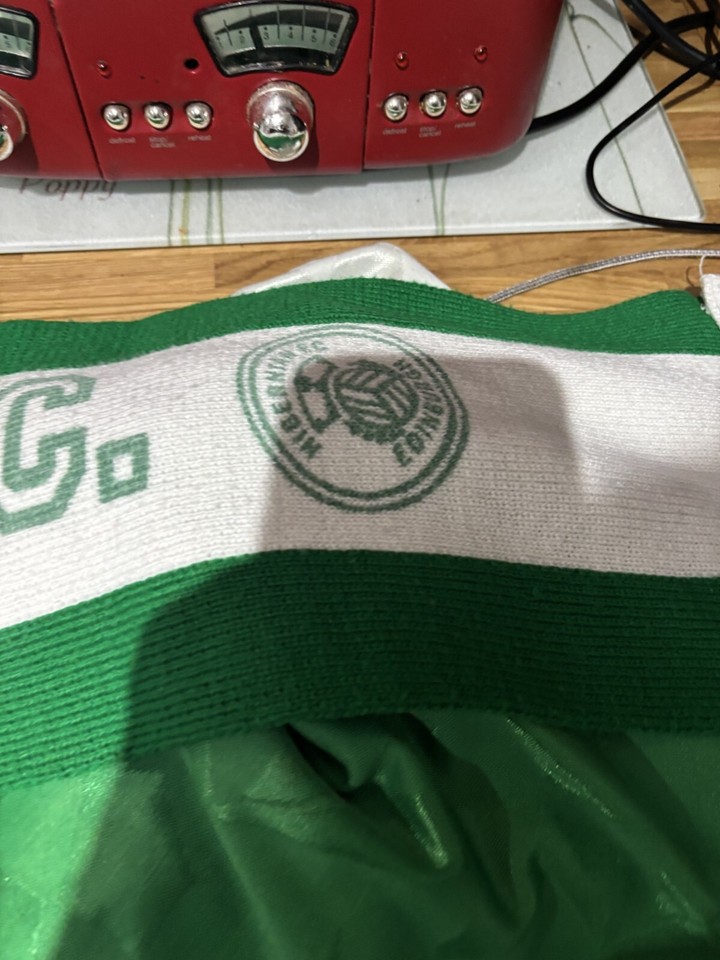 HIBERNIAN SCARF 1970's / 1980's CROWN AND BALL CREST | eBay