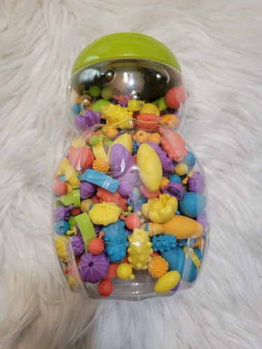 B. Toys Pop Arty Kids Snap Together Beads Kit Jewelry Bracelet Necklace ...