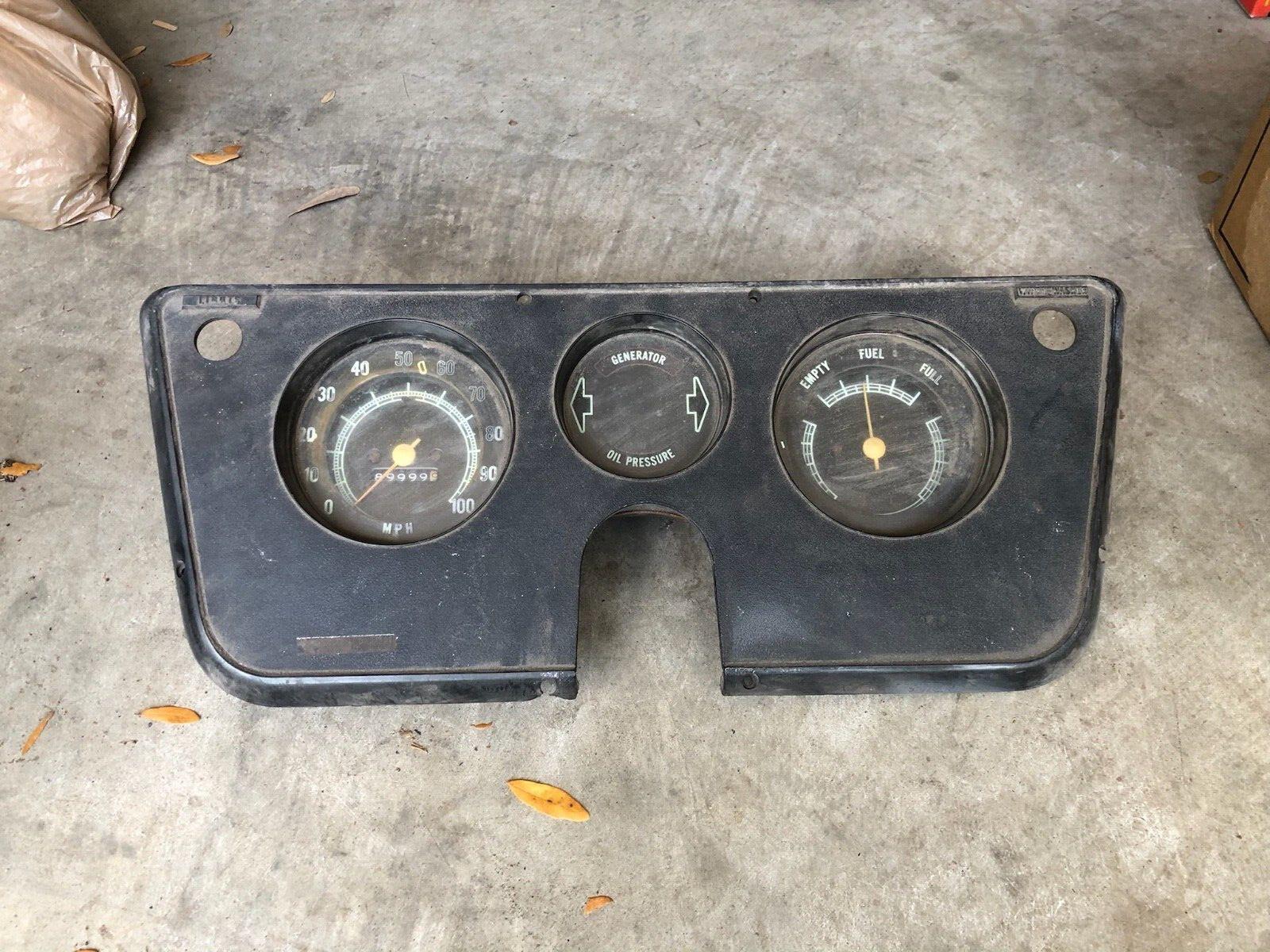 1967-1972 chevy truck c10 dash cluster | eBay