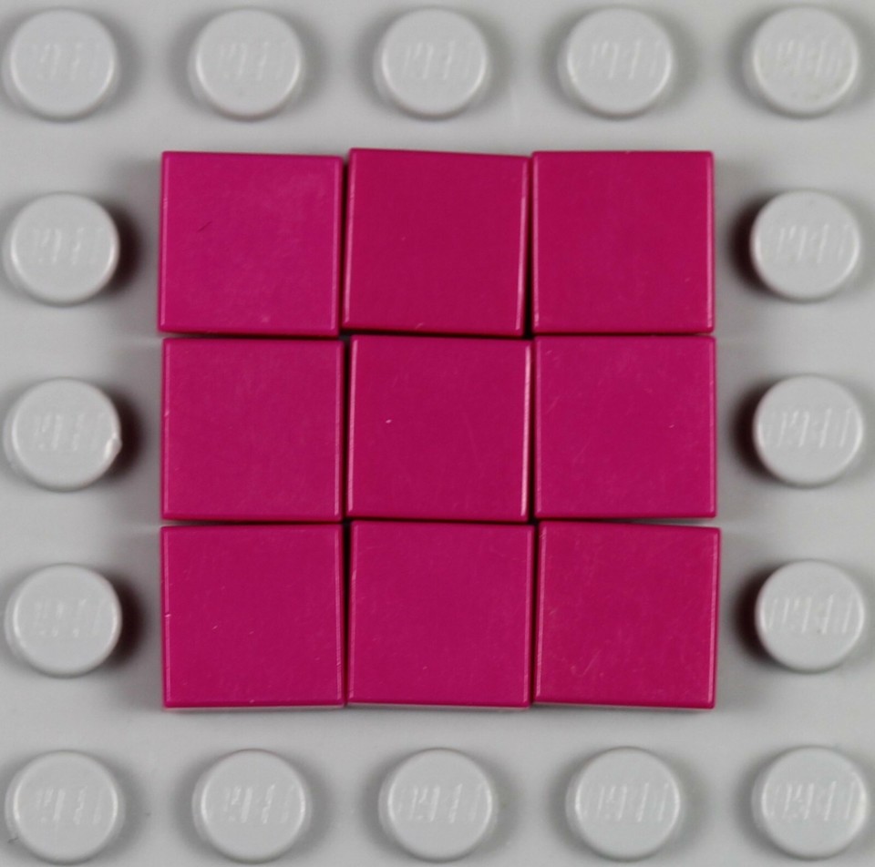 LEGO - 1x1 Square Tiles - PICK YOUR COLORS Smooth Finishing Flat Mosaic ...