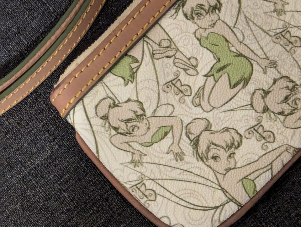 Dooney and Bourke Disney Tinkerbell coin purse wristlet w/ strap | eBay