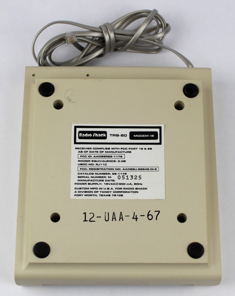 RADIO SHACK TANDY TRS-80 COLOR COMPUTER 2 & 10 GAMES MODEM APPLIANCE ...