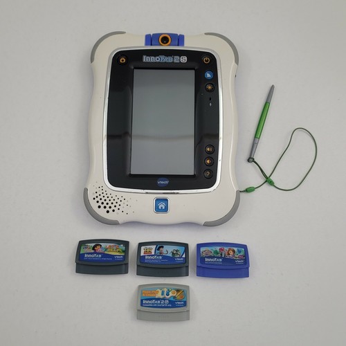 Vtech InnoTab 2S Learning System With 4 Game Cartridges | eBay