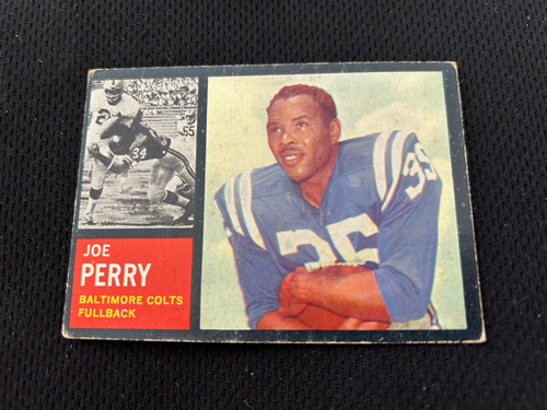 1962 JOE PERRY TOPPS #4 BALTIMORE COLTS FOOTBALL CARD | eBay