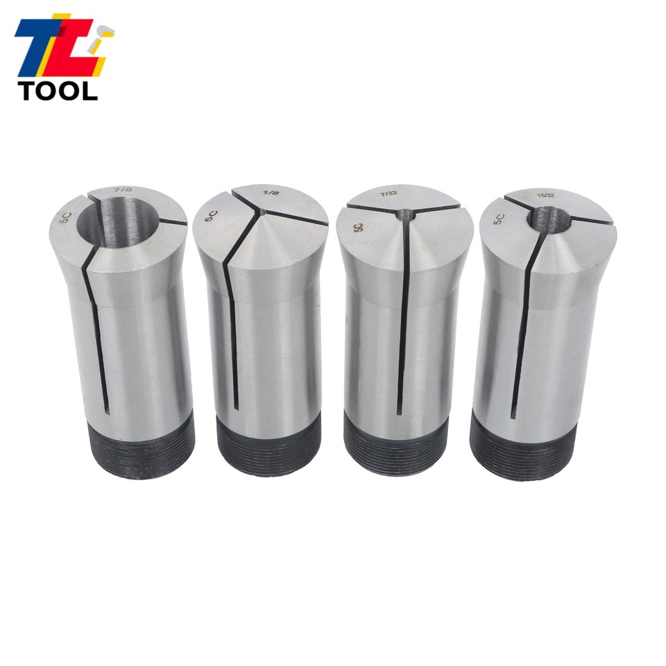 57 Pcs 5C ROUND Collet Set 1/8'' to 1'' by 64ths Machinist Tool Set ...