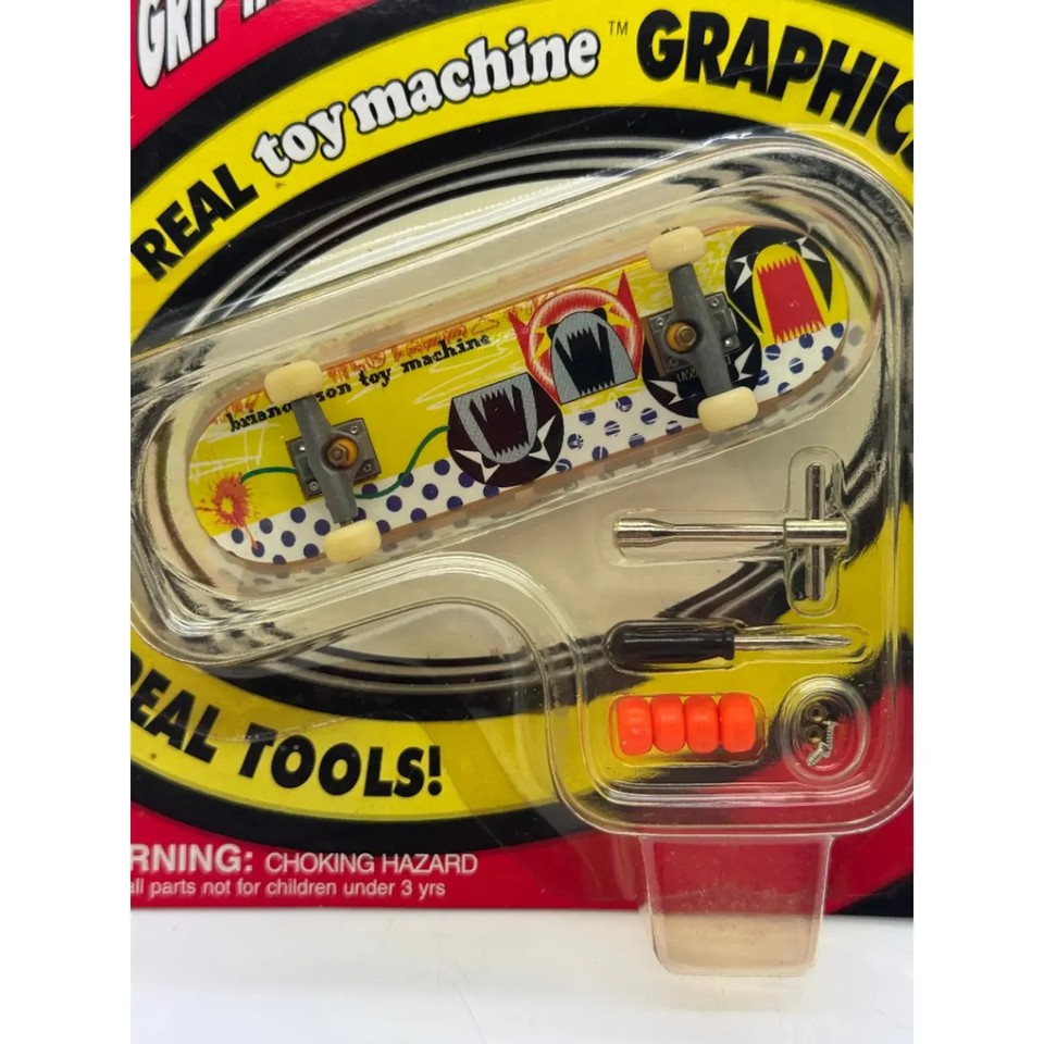 Vintage 1999 Tech Deck Brian Anderson Toy Machine Monster Faces Series ...