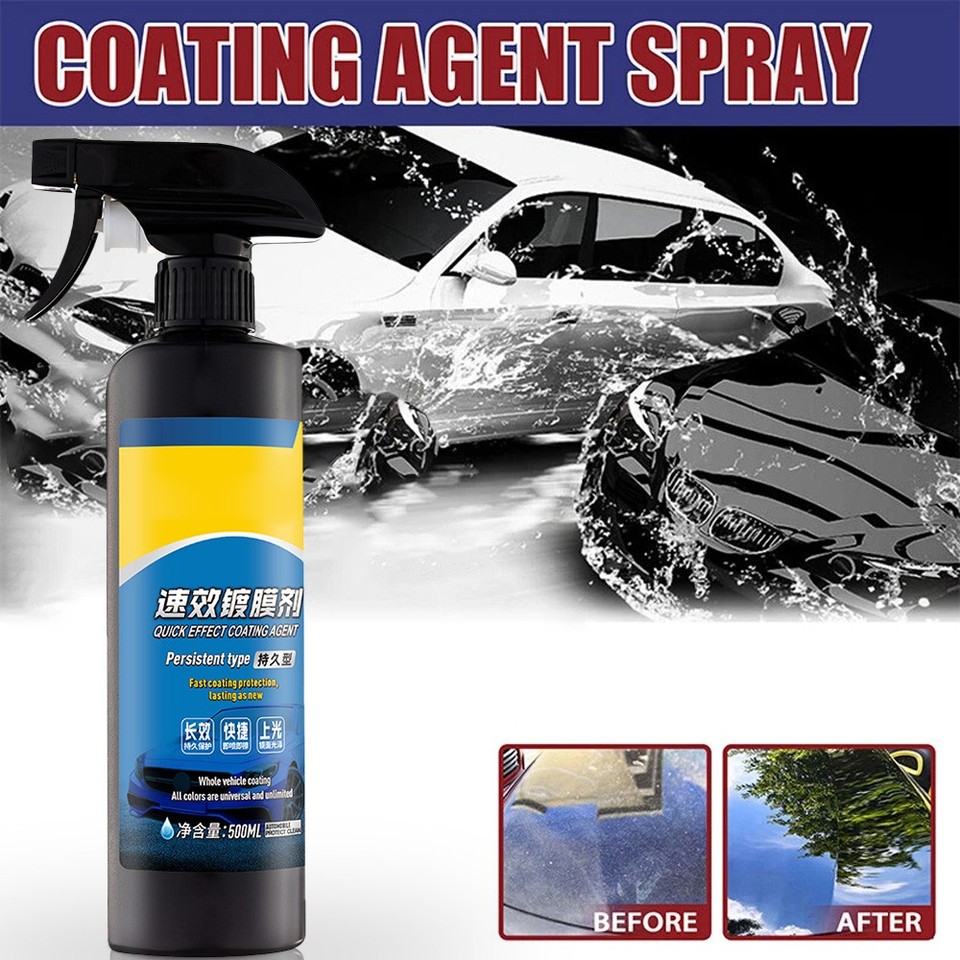 🔥 500ML SOPAM* Car Coating Spray Protection Quick Car Wax Polish ...