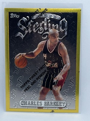CHARLES BARKLEY 1996-97 FINEST GOLD RARE HOUSTON ROCKETS #290 | eBay