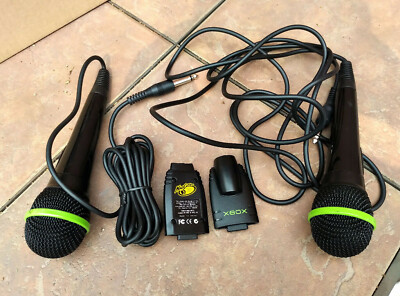 2X Mad Catz Original Xbox Microphone Adapter & Wired Microphone | eBay