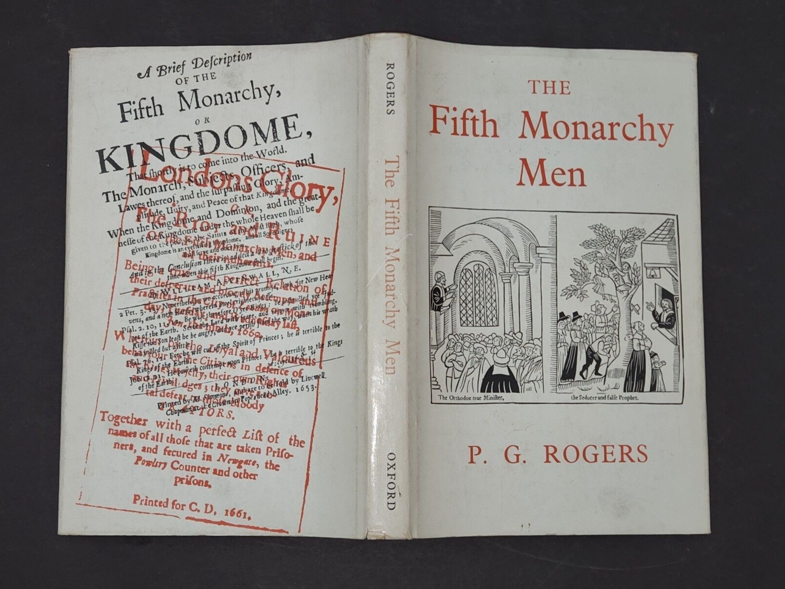 The Fifth Monarchy Men: P.G. Rogers. 1st Edition. Import. Oxford Univ ...