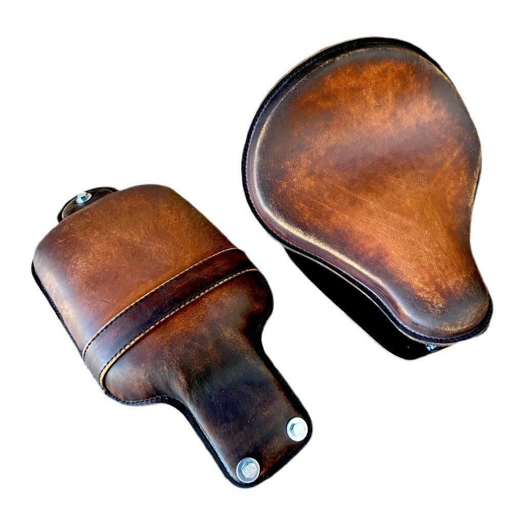 2015-2022 Indian Scout, Bobber Seat 12x13 Brown Dist Leather Spring ...