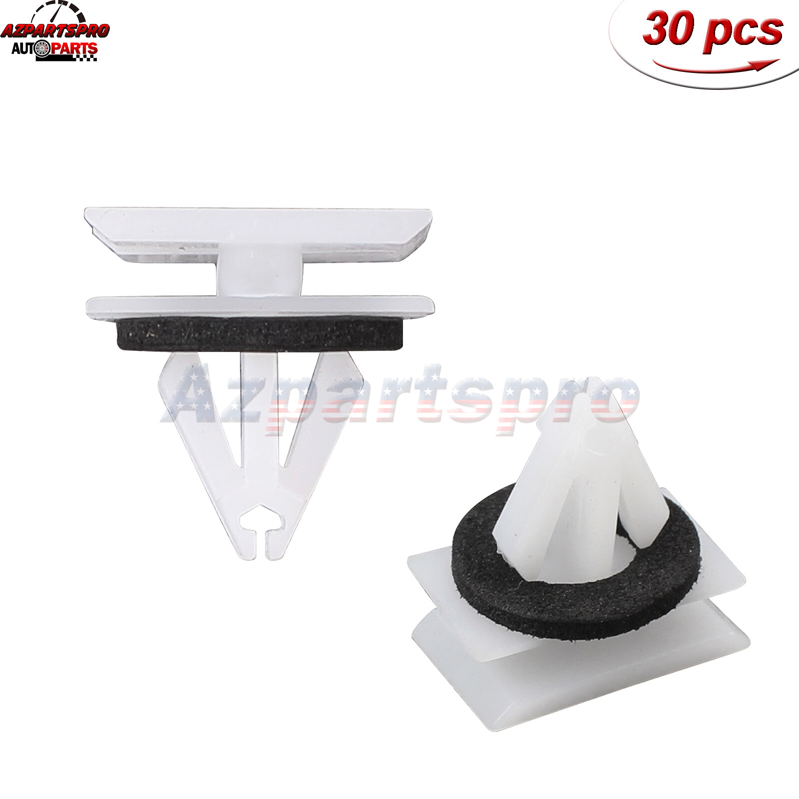 30 Moulding Clips w Seal Ford w716352-S300 FOR FORD EDGE FORD MUSTANG ...