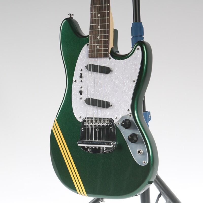 Green Mustang Electric Guiatr Rosewood Fretboard 2Single Pickups ...