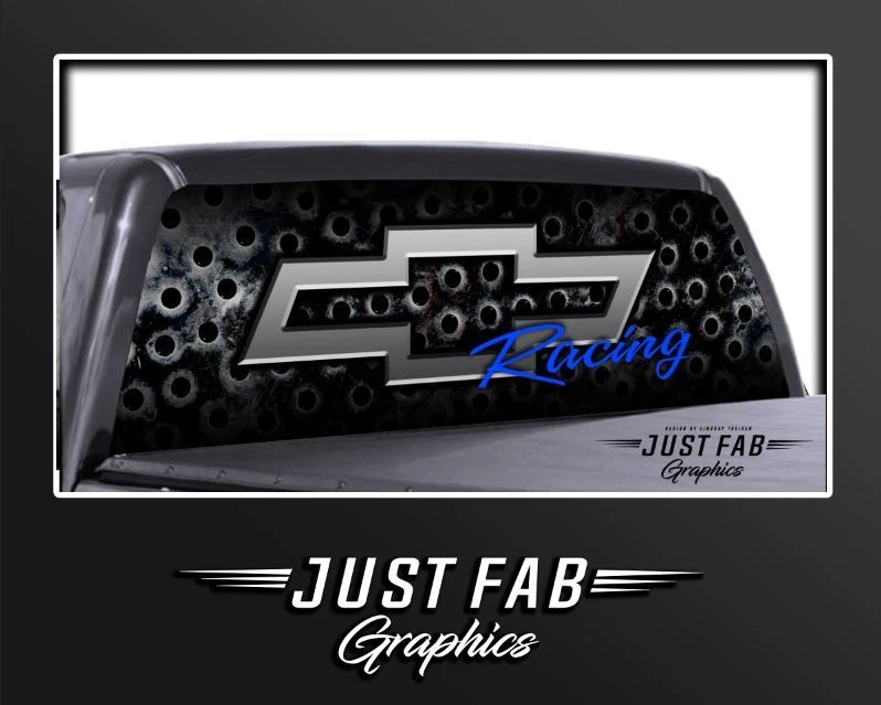 Chevy Truck Rear Window Decals