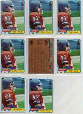 1981 TOPPS 464 ROB LYTLE BRONCOS | eBay