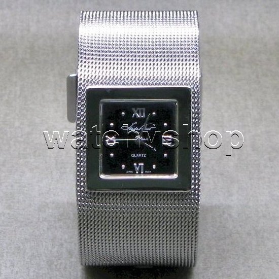 Linda Dano Silver Women Quartz Analog Wrist Watch Stainless Steel Mesh ...