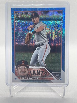 Ford Proctor 2023 Topps Series 2 Blue Foil #705/999 Rookie San ...