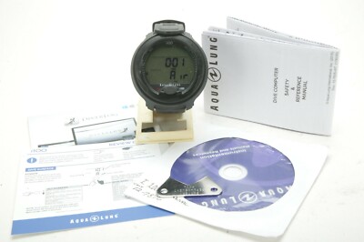 Aqua Lung Black Wrist Dive Computer i100 Complete Kit. Very Clean. | eBay