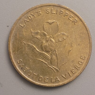 Vintage Prince Edward Island Token - Lady's Slipper - Sabot de La ...