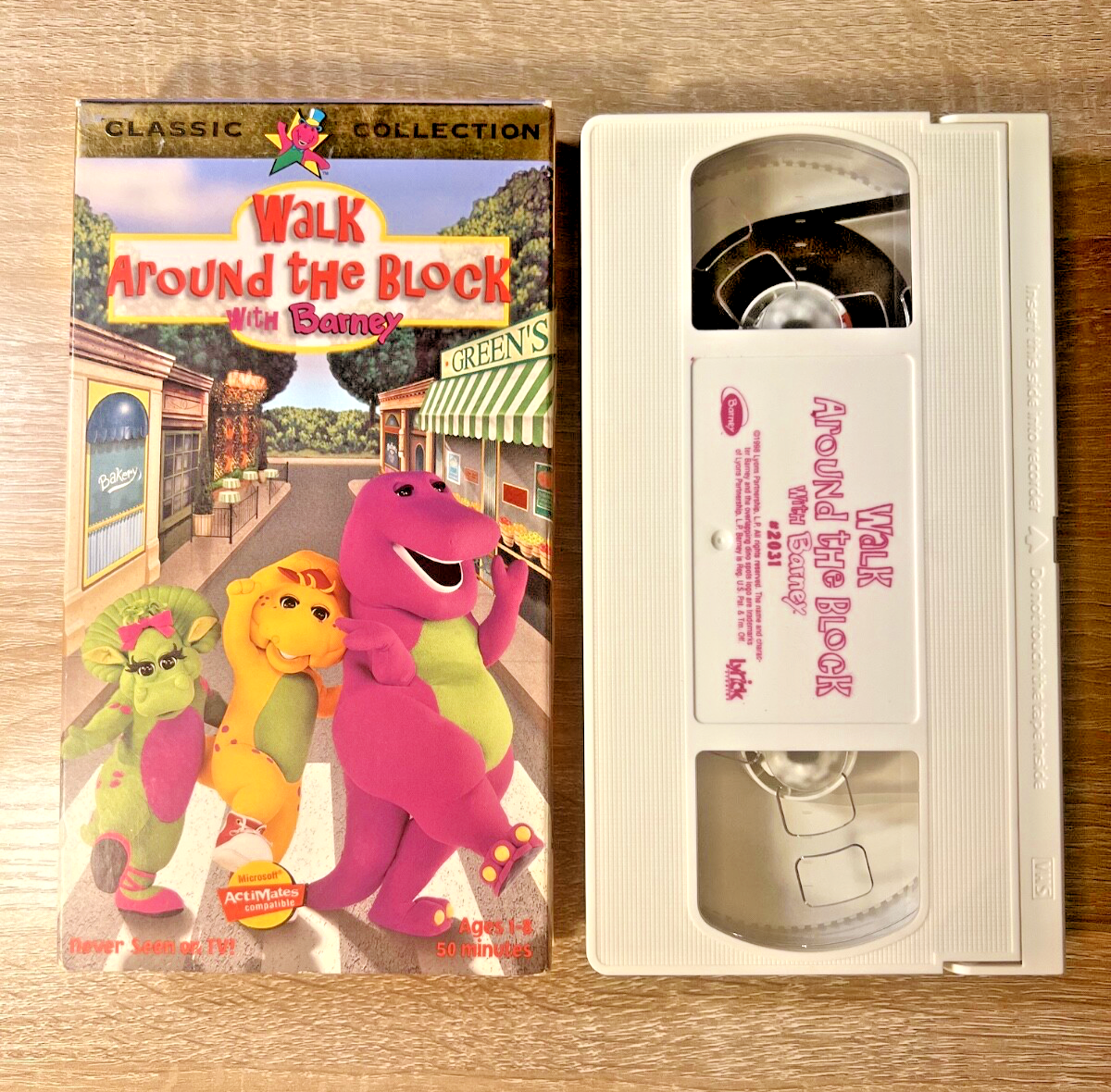 Barney Walk Around The Block Vhs
