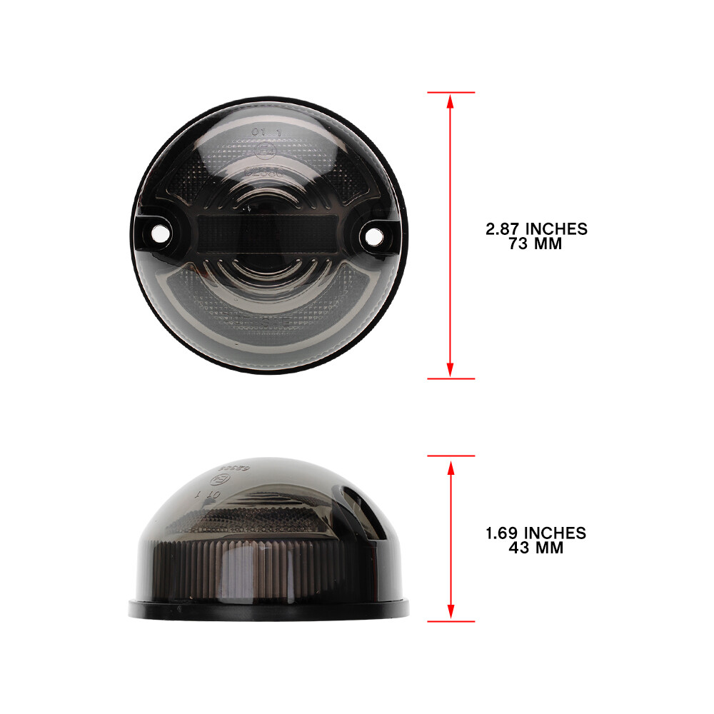 8PCS Smoked For Land Rover Defender 90 110 130 LED Turn Signal Stop ...