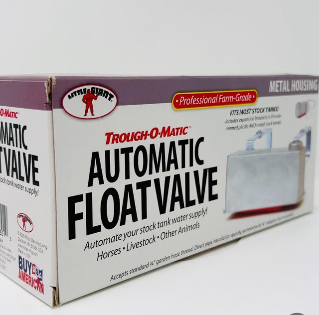 Little Giant Trough-o-matic Stock Tank Float Valve With Aluminum ...