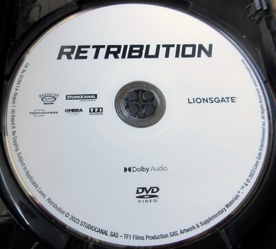 RETRIBUTION 2023 DVD Disc Only Liam Neeson Matthew Modine Antal Revenge ...