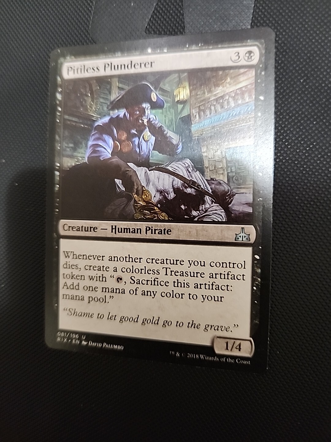 X1 Pitiless Plunderer Rivals of Ixalan 081/196 RIX SEE Pic | eBay