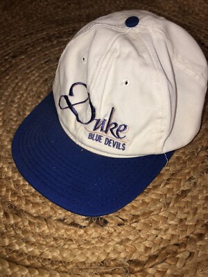 Vintage 1984 - Duke Blue Devils - The Game - Script SnapBack Hat Cap ...