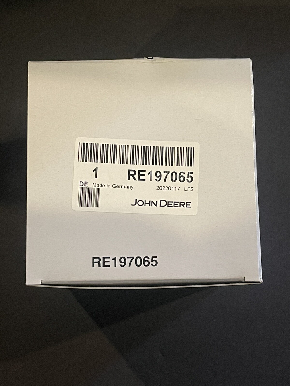 John Deere Original Equipment Filter Element #RE197065 N | eBay